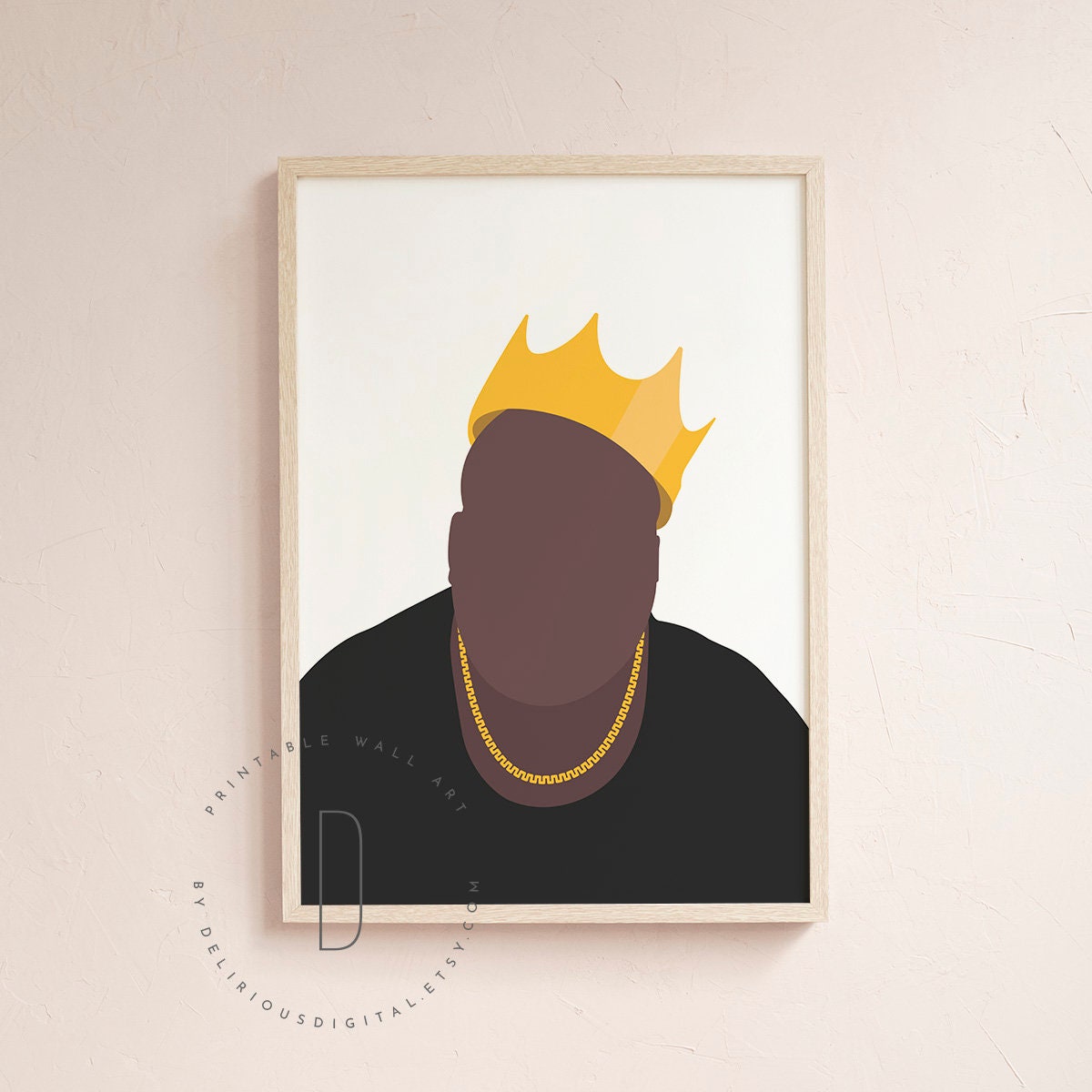 Rapper poster, Hip hop artist digital print, Portrait wall art, Old ...