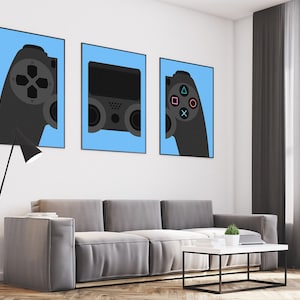 Video Game Decor Gaming Poster Game Room Wall Art Man Cave - Etsy