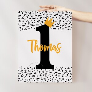 Editable Notorious One Birthday Decoration, the Big One Party Sign, 90s ...