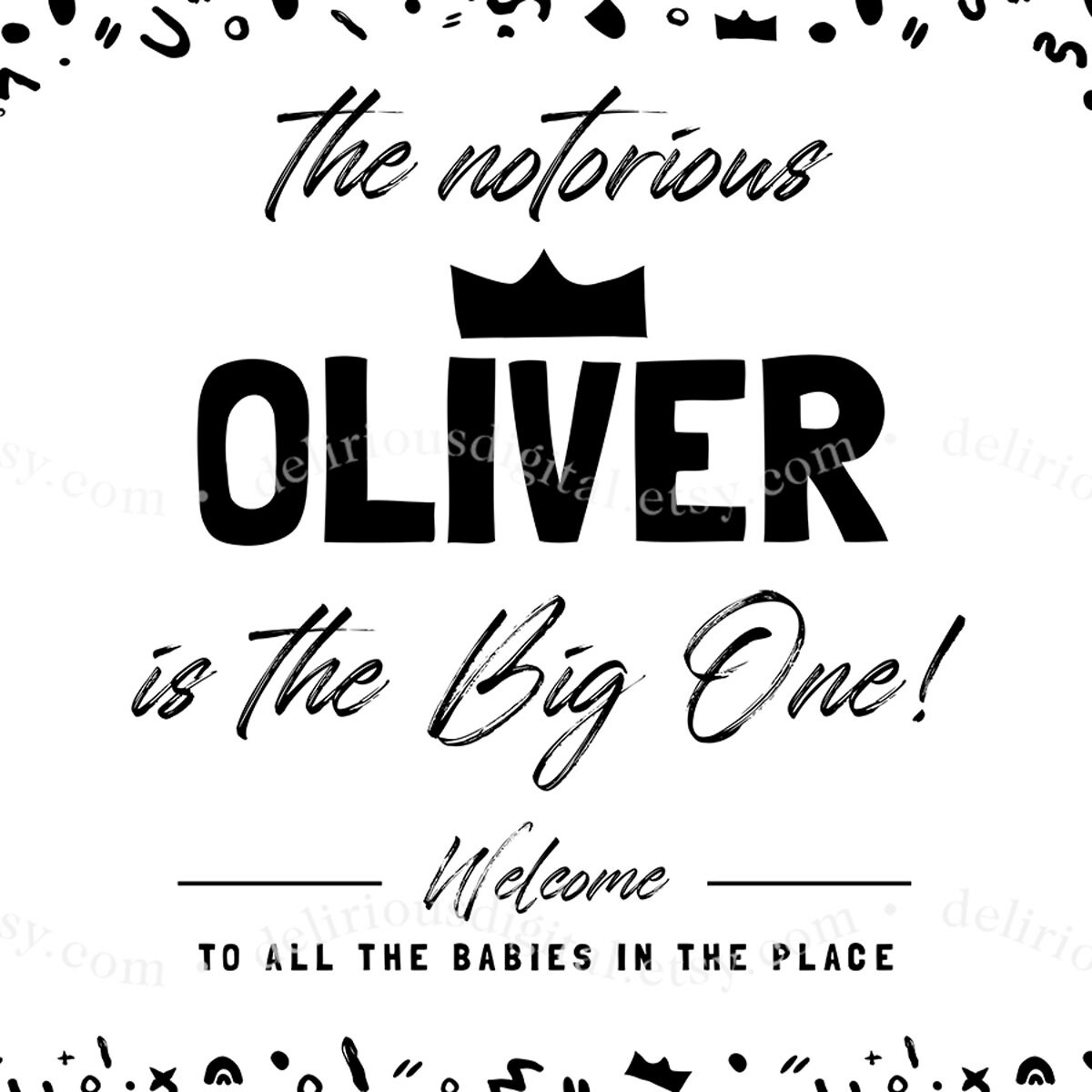 Editable Notorious One Welcome Sign Template First Birthday - Etsy