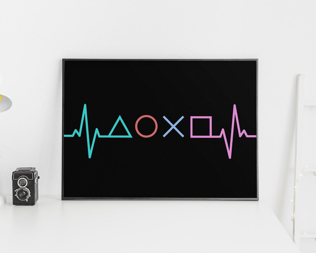 Video Game Decor Gaming Poster Game Room Wall Art Man Cave - Etsy