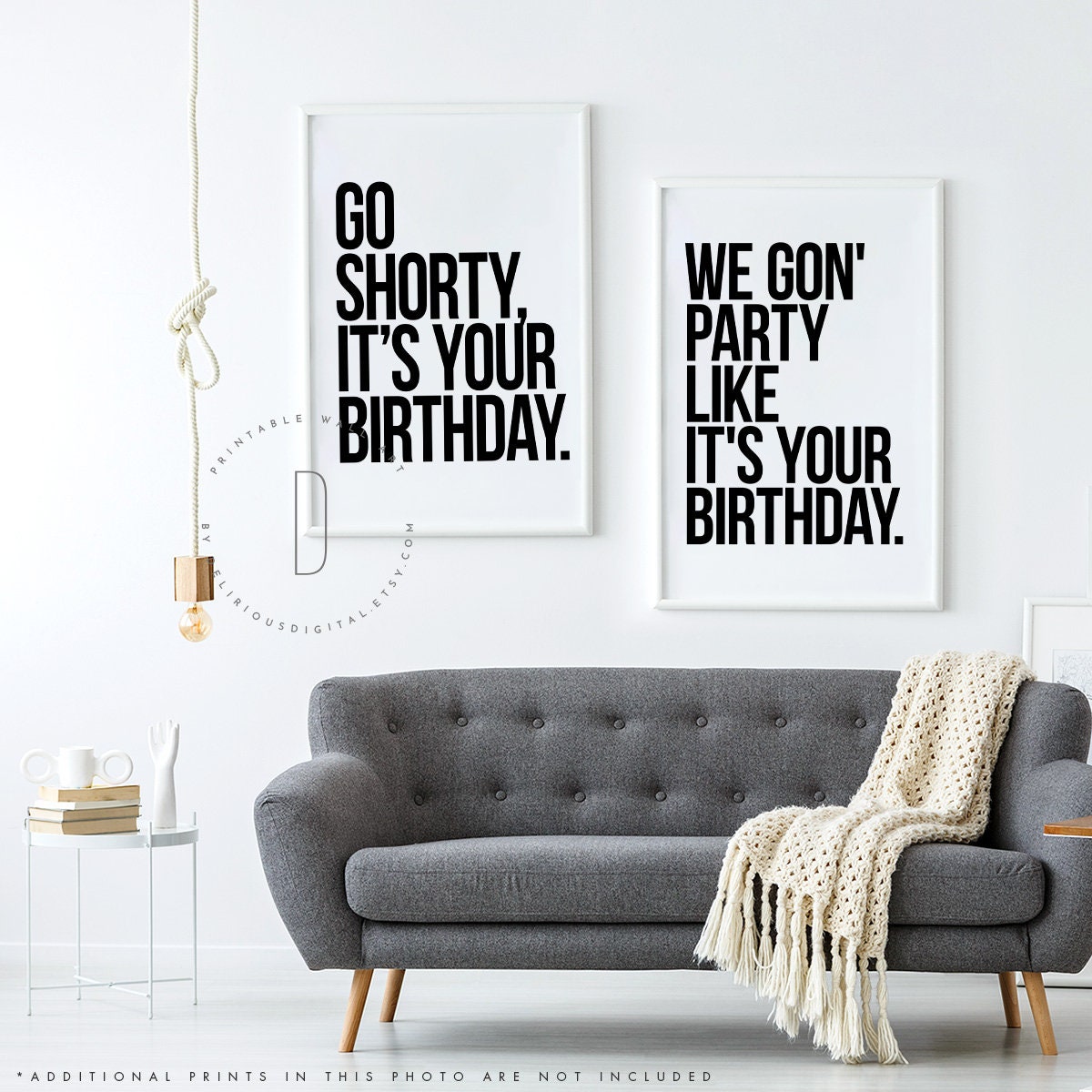 Go Shorty It's Your Birthday Hip Hop Party Printable - Etsy