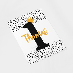 Editable Notorious One Birthday Decoration, the Big One Party Sign, 90s ...