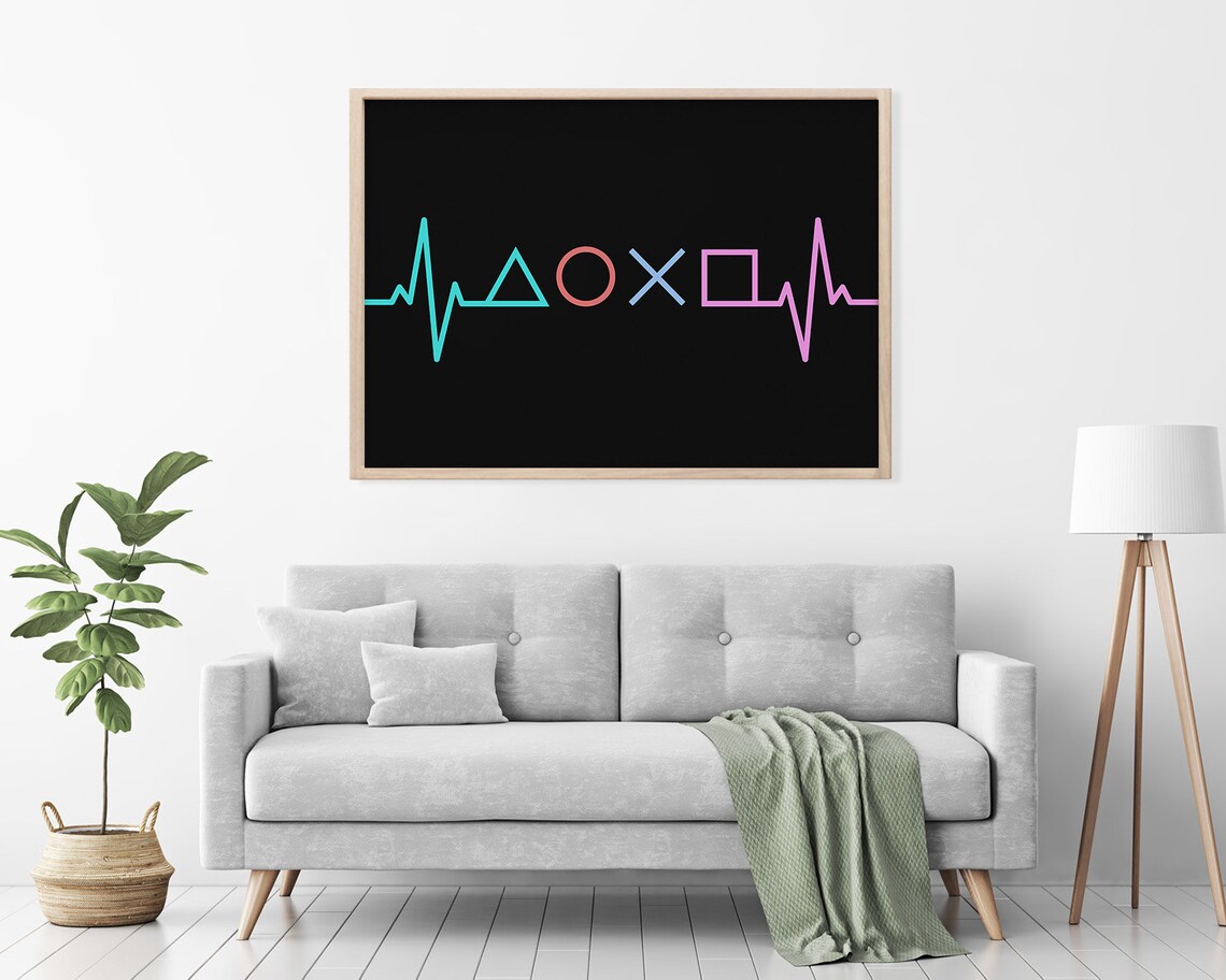 Video Game Decor Gaming Poster Game Room Wall Art Man Cave | Etsy