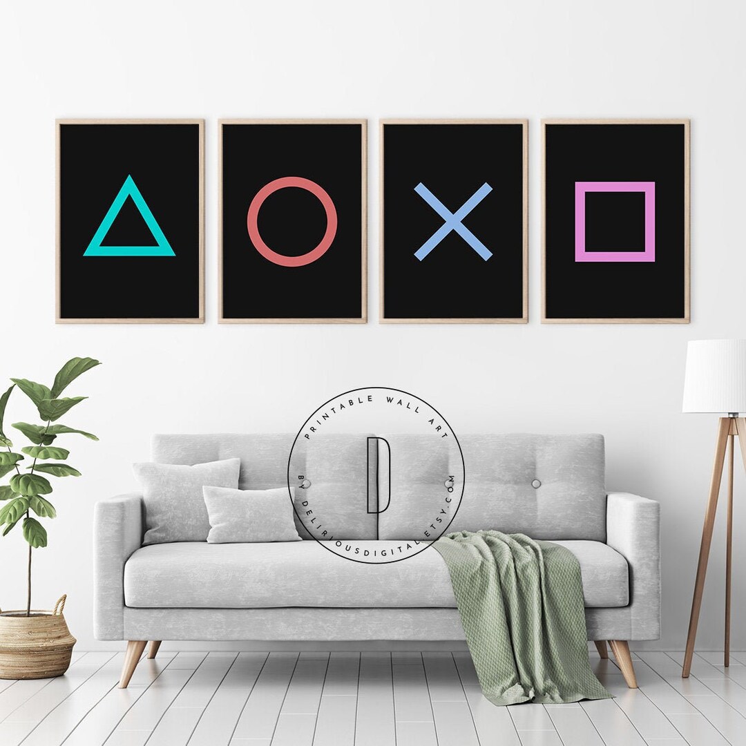 Video Game Decor Gaming Poster Game Room Wall Art Man Cave - Etsy UK