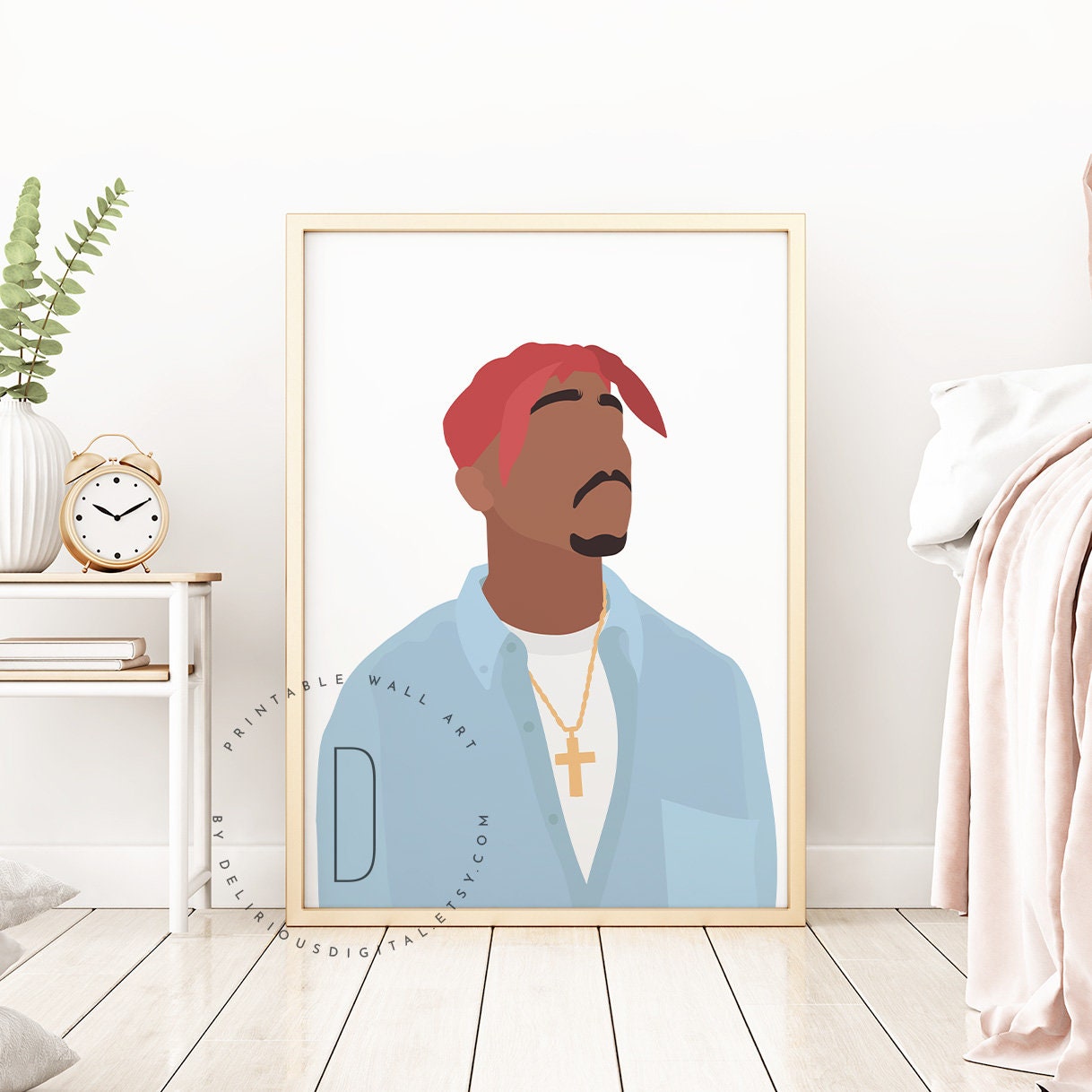 Rapper Poster Hip Hop Artist Digital Print Portrait Wall - Etsy