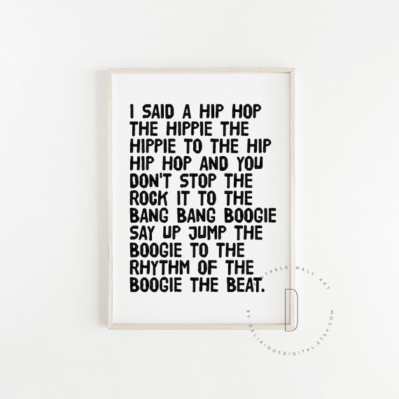 Rap Lyrics