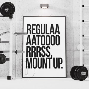 Home Gym Signs, Workout Room Decor, 90s Rap Music Theme Wall Art ...