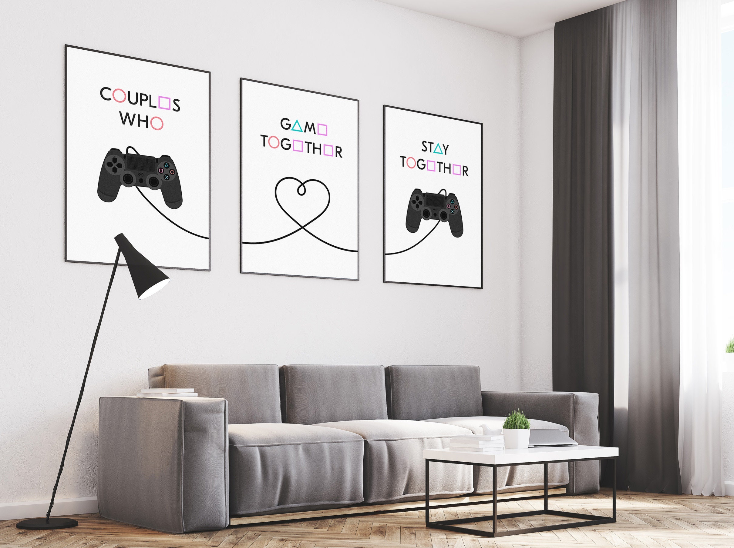 Video Game Decor Player 1 Player 2 Sign Gaming Couple Game - Etsy