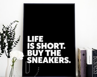 Life is Short Poster - Etsy