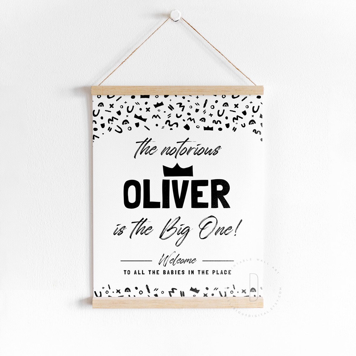 Editable Notorious One Welcome Sign Template First Birthday - Etsy
