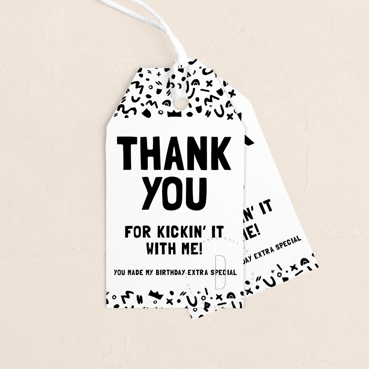 Notorious One Favor Gift Tag Hip Hop Birthday Party - Etsy