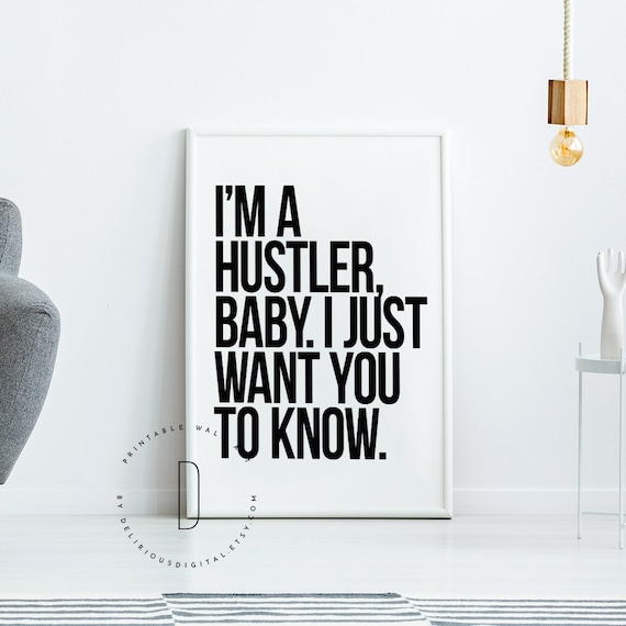 Rap lyrics wall art Rap poster Rap art print Hip hop art | Etsy