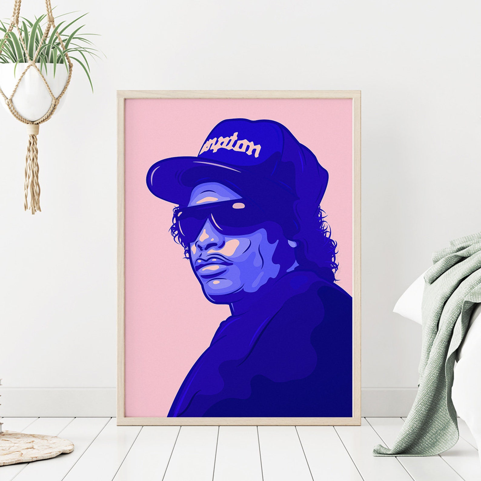 Rapper poster Rap poster Rap art print Hip hop poster Hip | Etsy