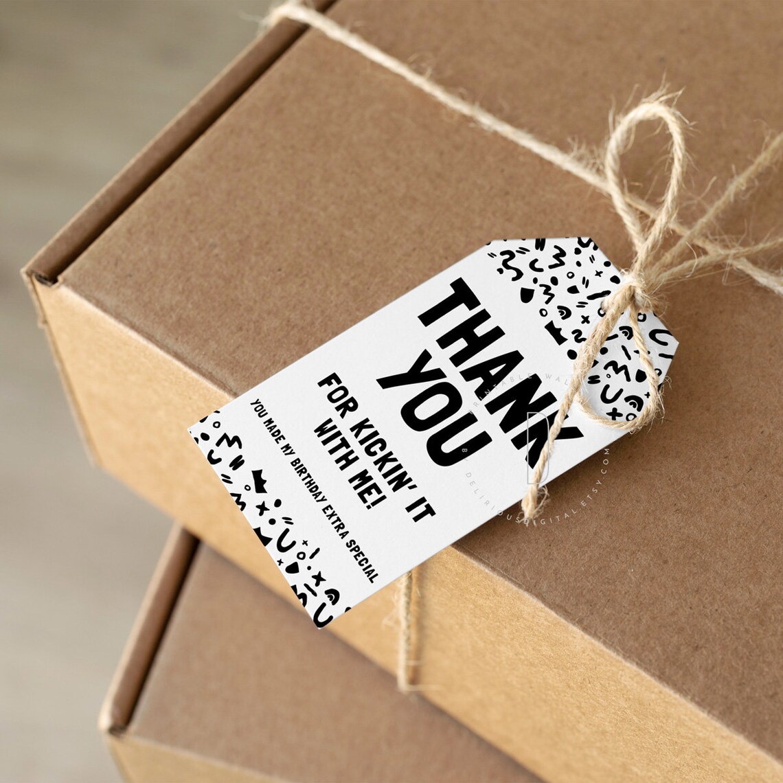 Notorious One Favor Gift Tag Hip Hop Birthday Party - Etsy