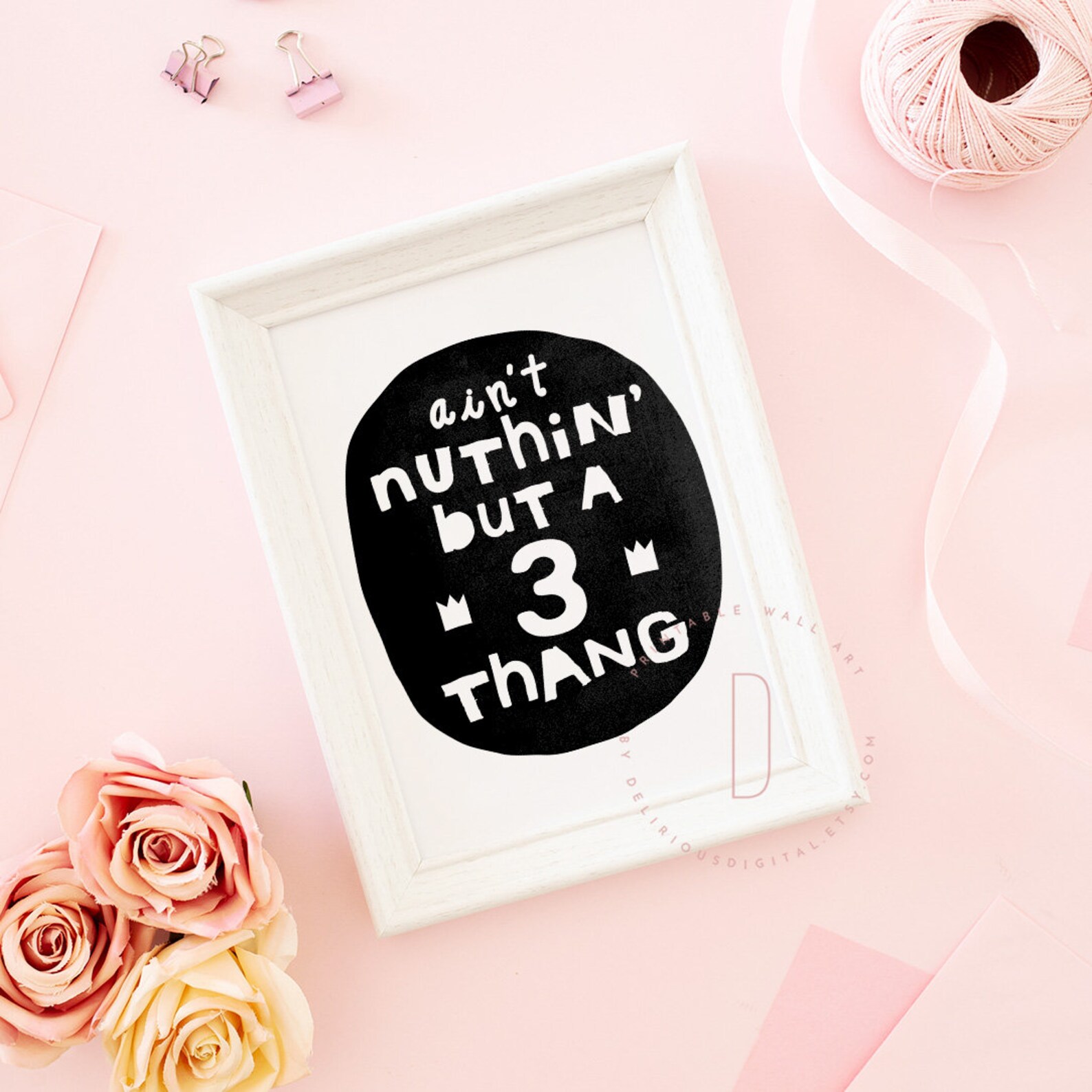 Ain't Nothing but a 3 Thang Notorious Birthday Party 90s - Etsy New Zealand