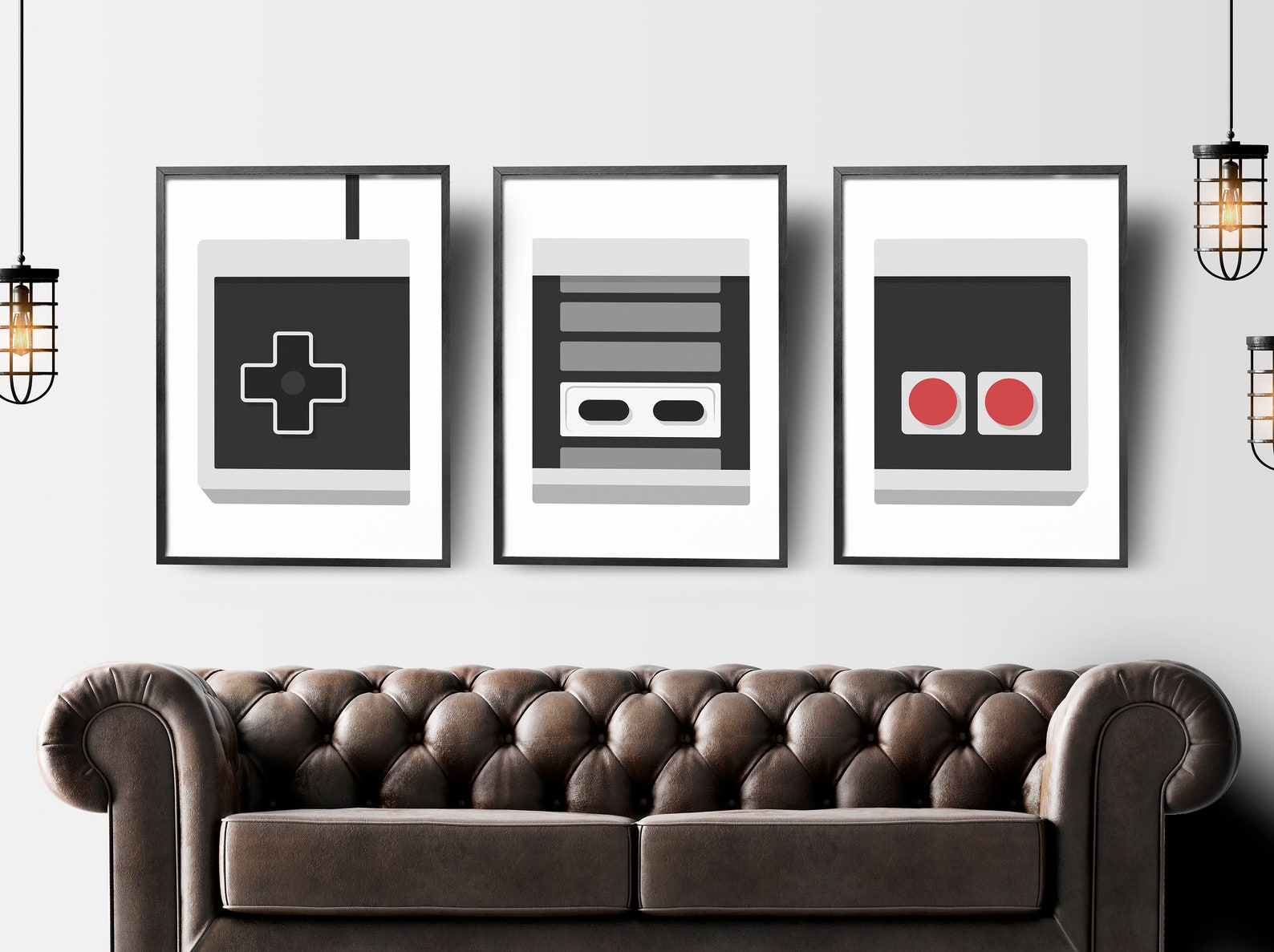 Video Game Decor Gaming Poster Game Room Wall Art Man Cave - Etsy