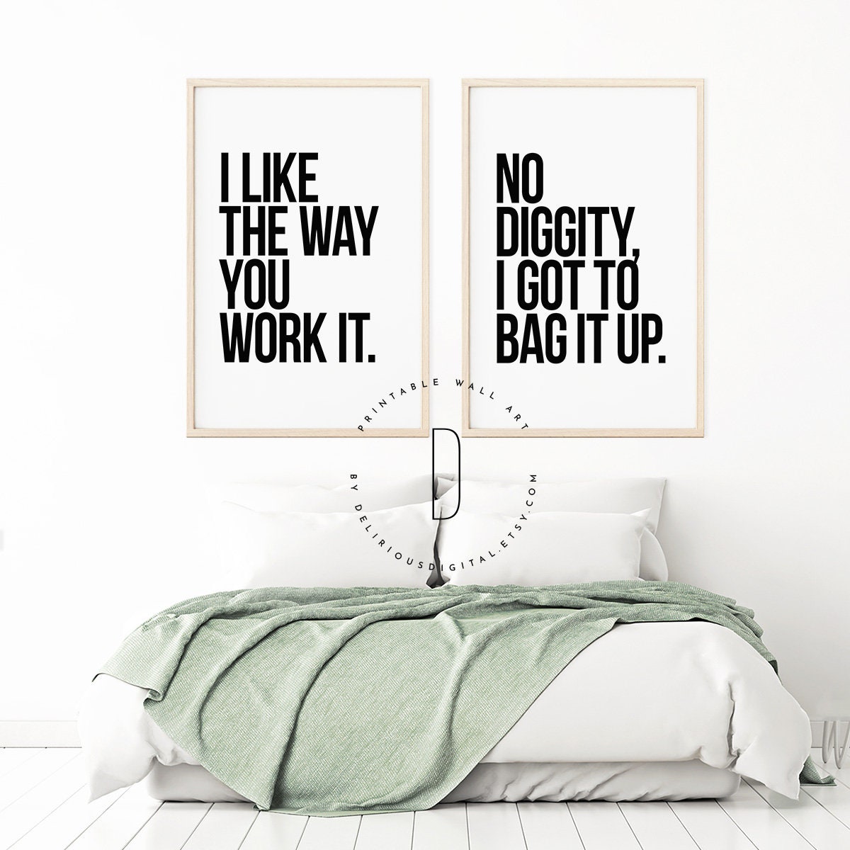 No Diggity Print Rap Lyrics Wall Art Rap Poster Rap Art - Etsy