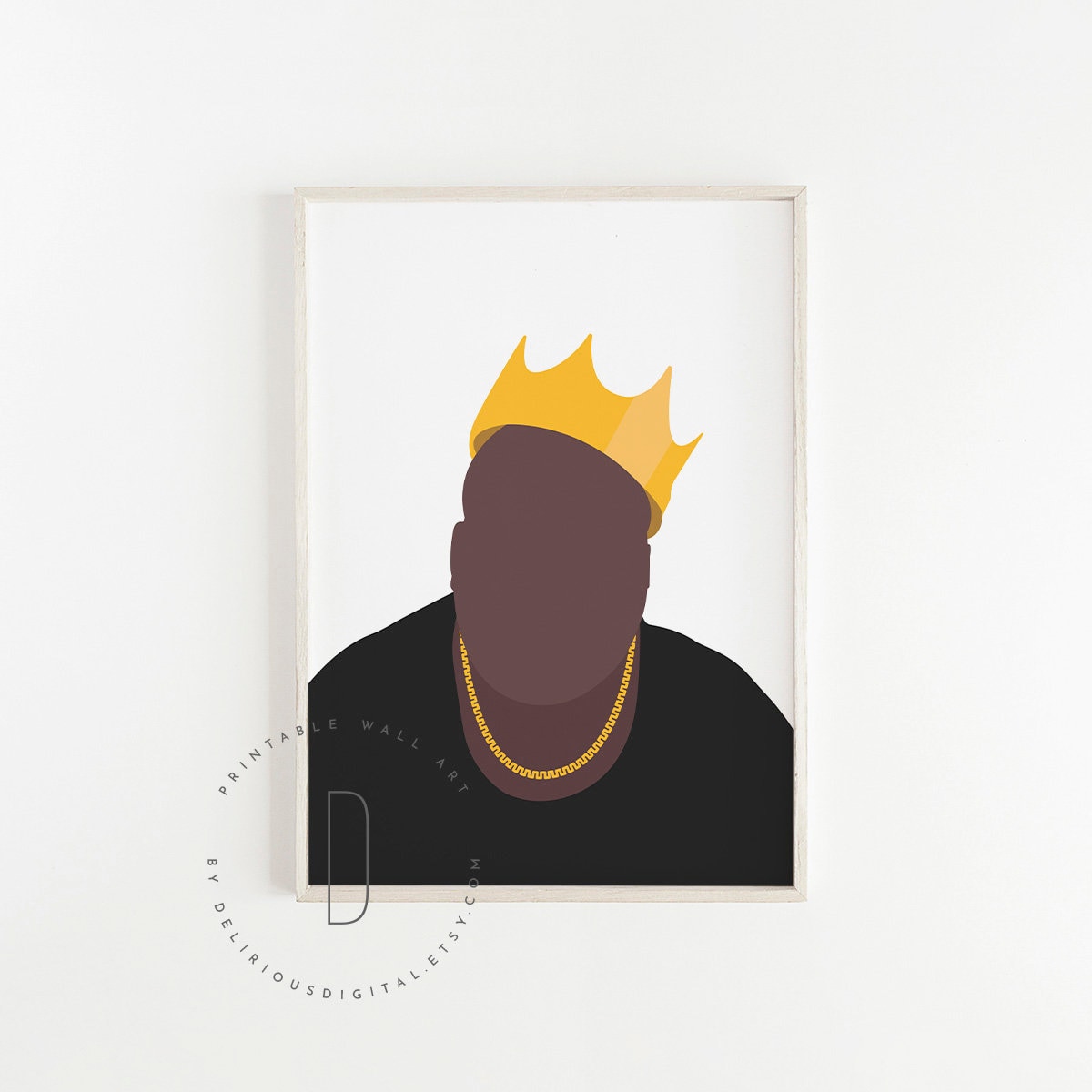 Rapper poster, Hip hop artist digital print, Portrait wall art, Old ...