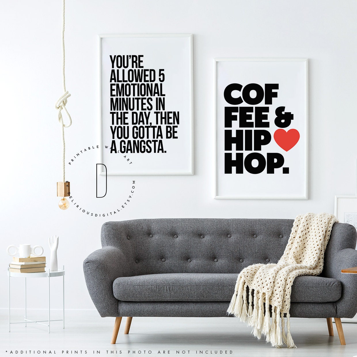 Rap Poster Rap Art Rap Quotes Wall Art Gangster Rap Sign | Etsy