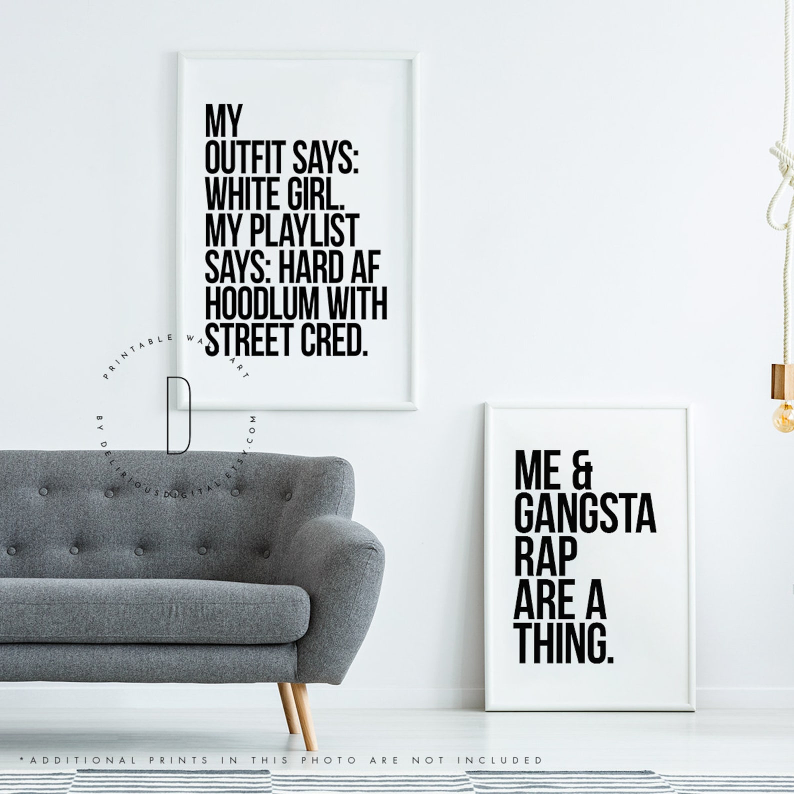 Rap Poster, Rap Art, Rap Quotes Wall Art, Gangster Rap Sign, Gangsta ...