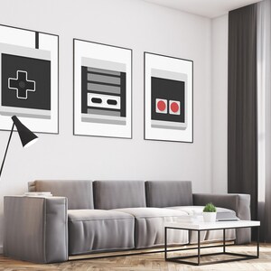 Video Game Decor Gaming Poster Game Room Wall Art Man Cave - Etsy