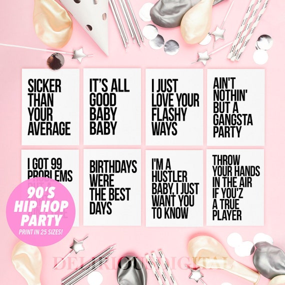 Art & Collectibles Prints Notorious birthday party Rap poster 90s hip ...