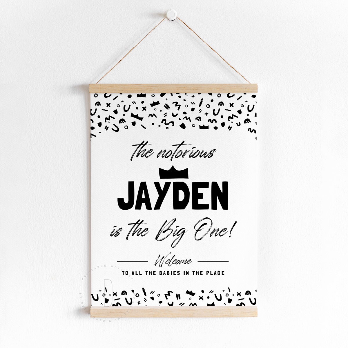 Editable Notorious One Welcome Sign Template the Big One - Etsy