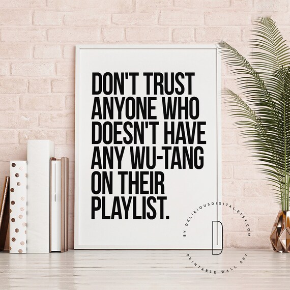 Rap Poster Rap Art Rap Quotes Wall Art Gangster Rap Sign | Etsy