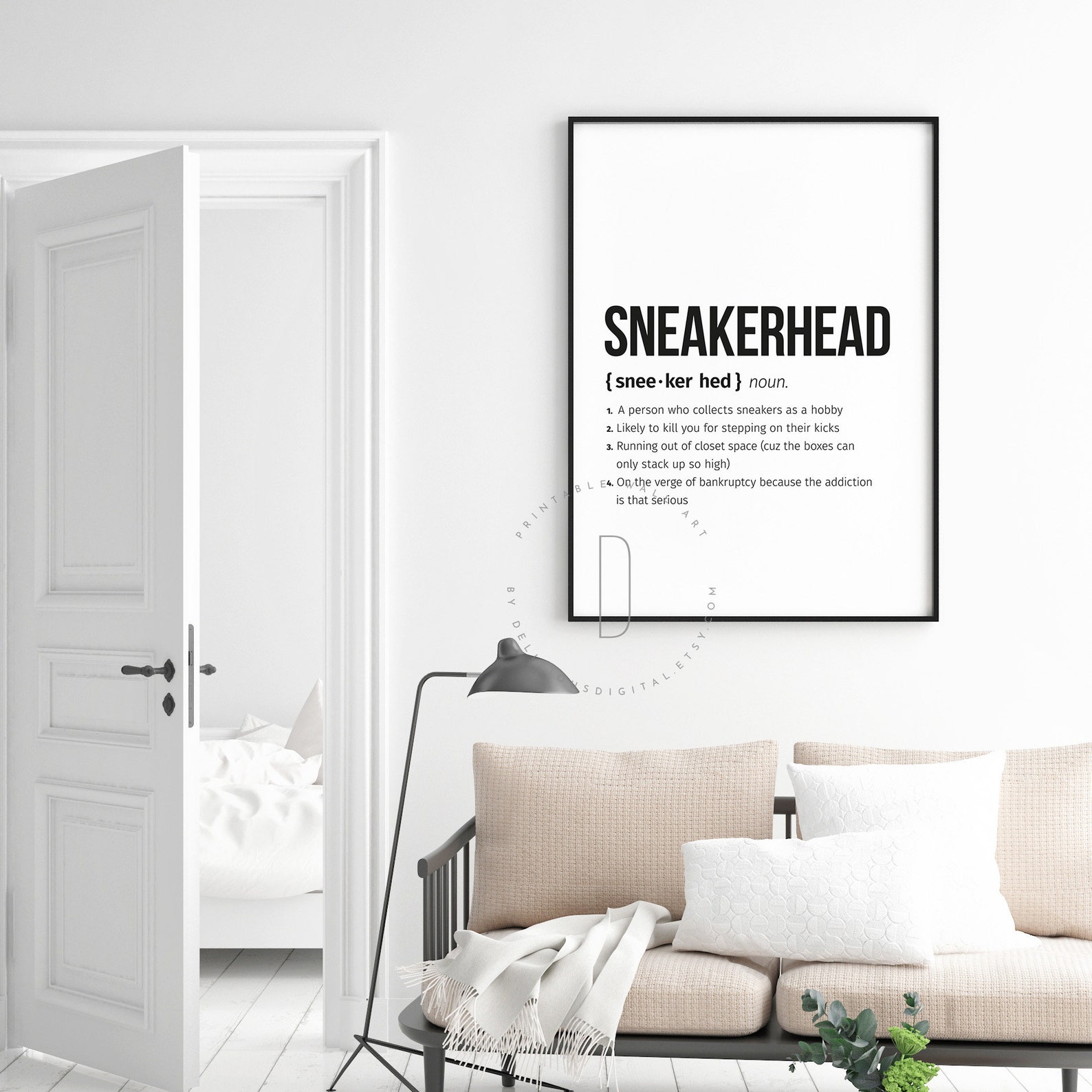 Sneaker Head Gifts, Sneakerhead Poster, Sneakerhead Office Decor ...