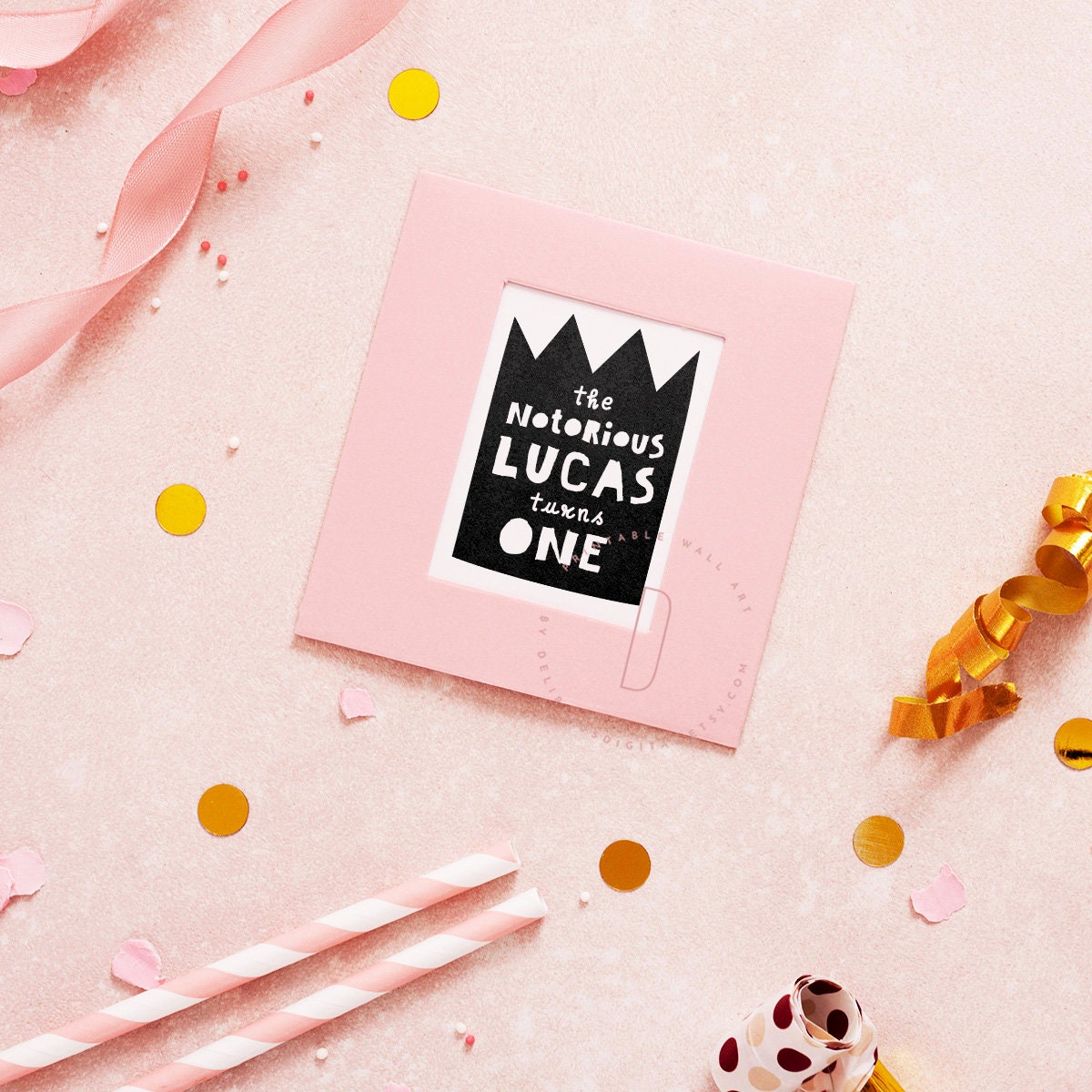 Custom Notorious ONE birthday decor Big one birthday 90s hip | Etsy