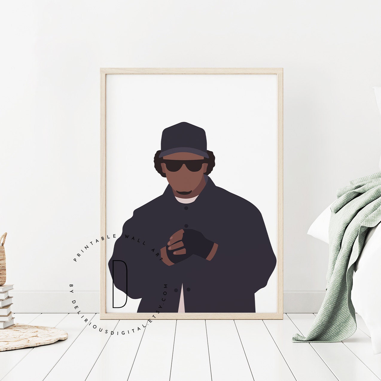 Rapper Poster Hip Hop Artist Digital Print Portrait Wall - Etsy