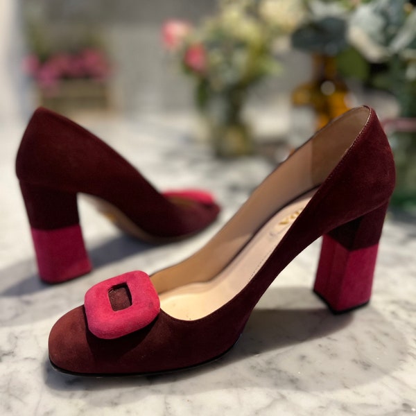 Two Tone Pumps - Etsy