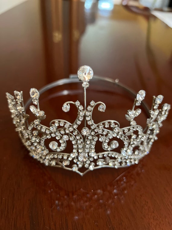 Antique rhinestone/paste tiara - Gem