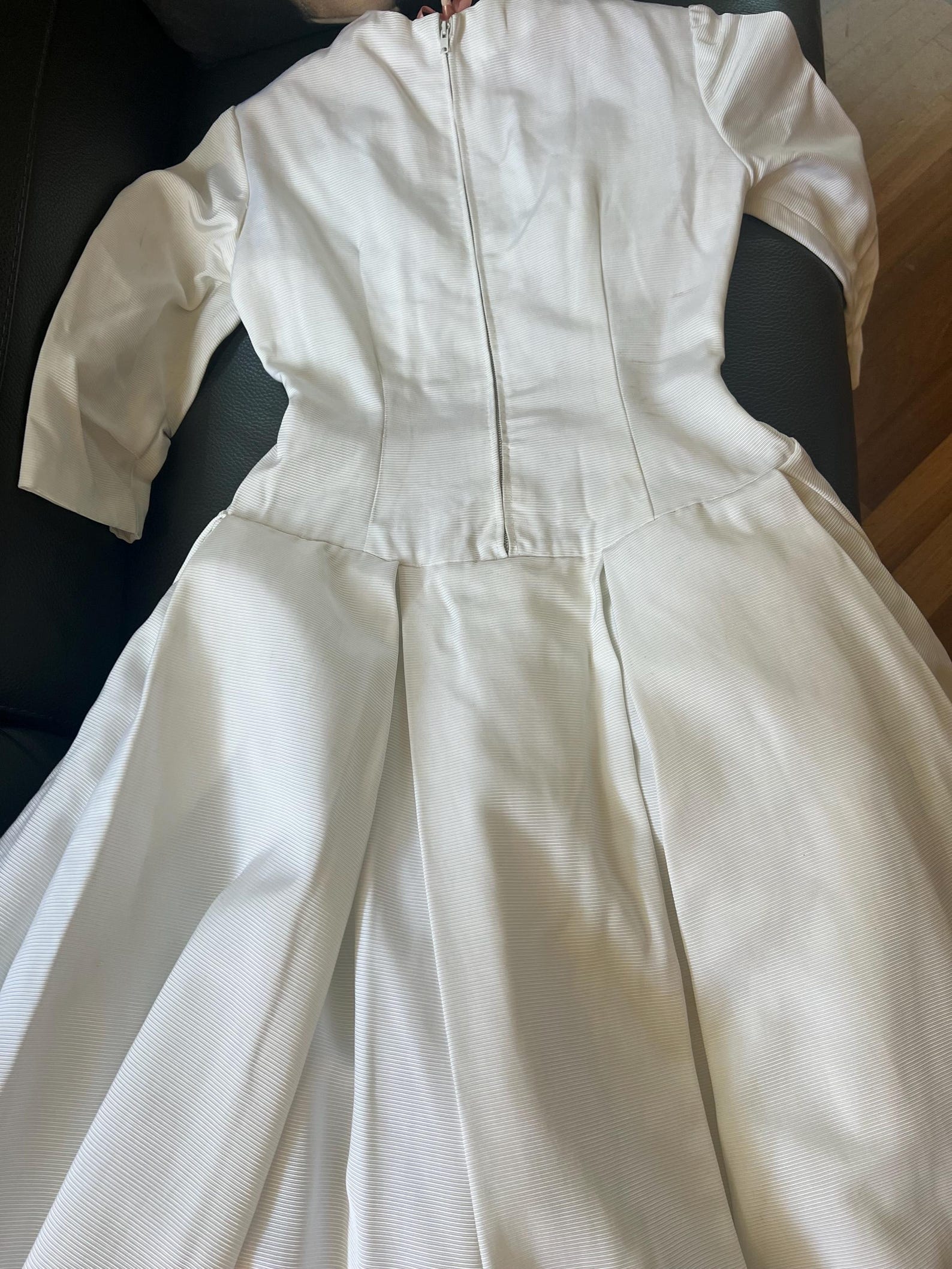 1950s Ottoman Silk Fit and Flare Bride Dress - Etsy