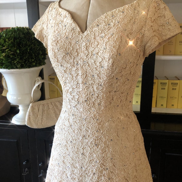 Cream Lace Dress - Etsy