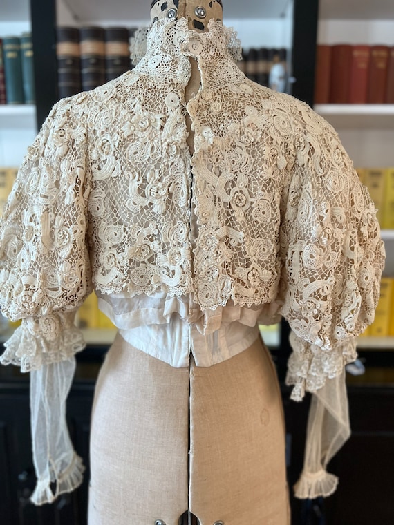 Antique Bourniche of Paris Irish Crochet Clones Lace … - Gem