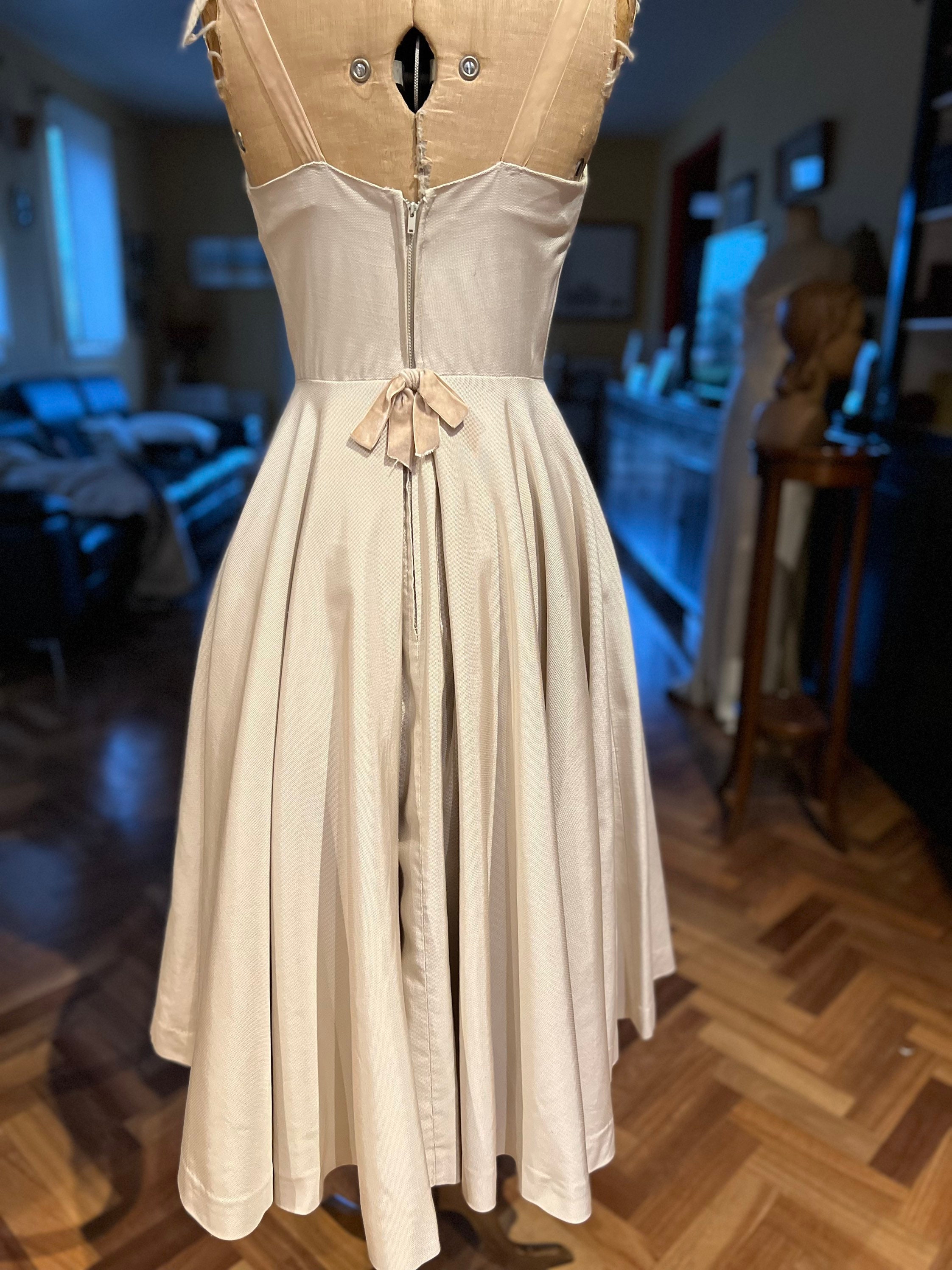 1950s Shelf Bust Fit and Flare Cocktail Dress - Etsy Australia