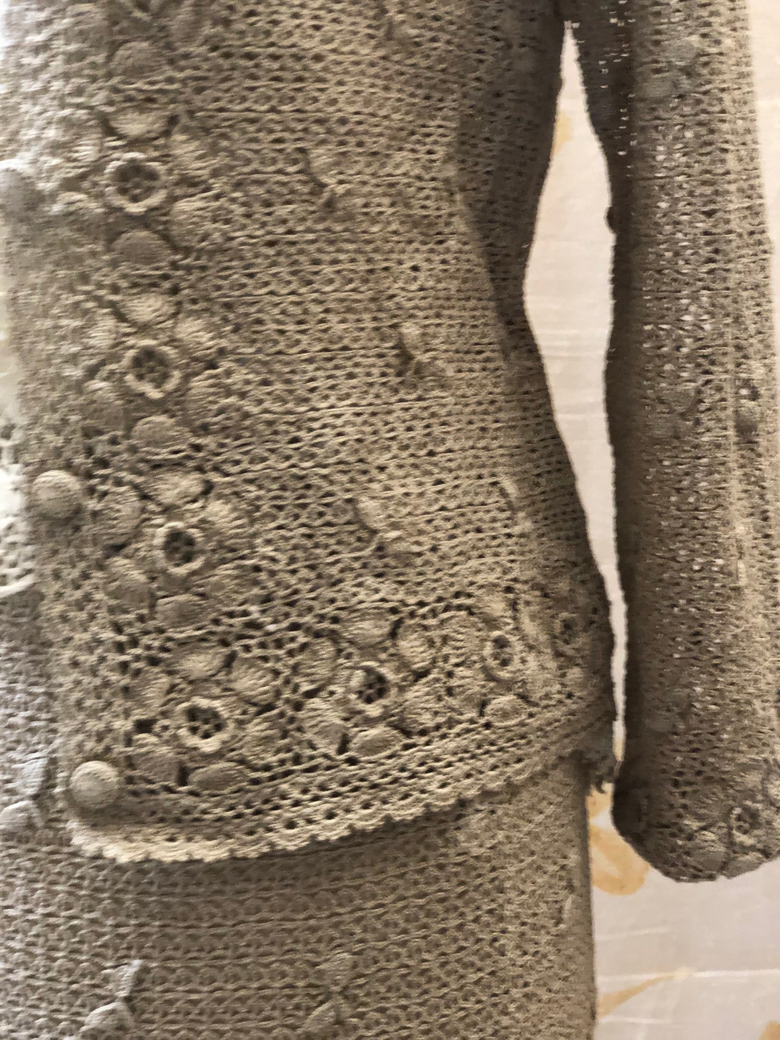 Elegant 1960s Ecru Crochet Suit - Etsy
