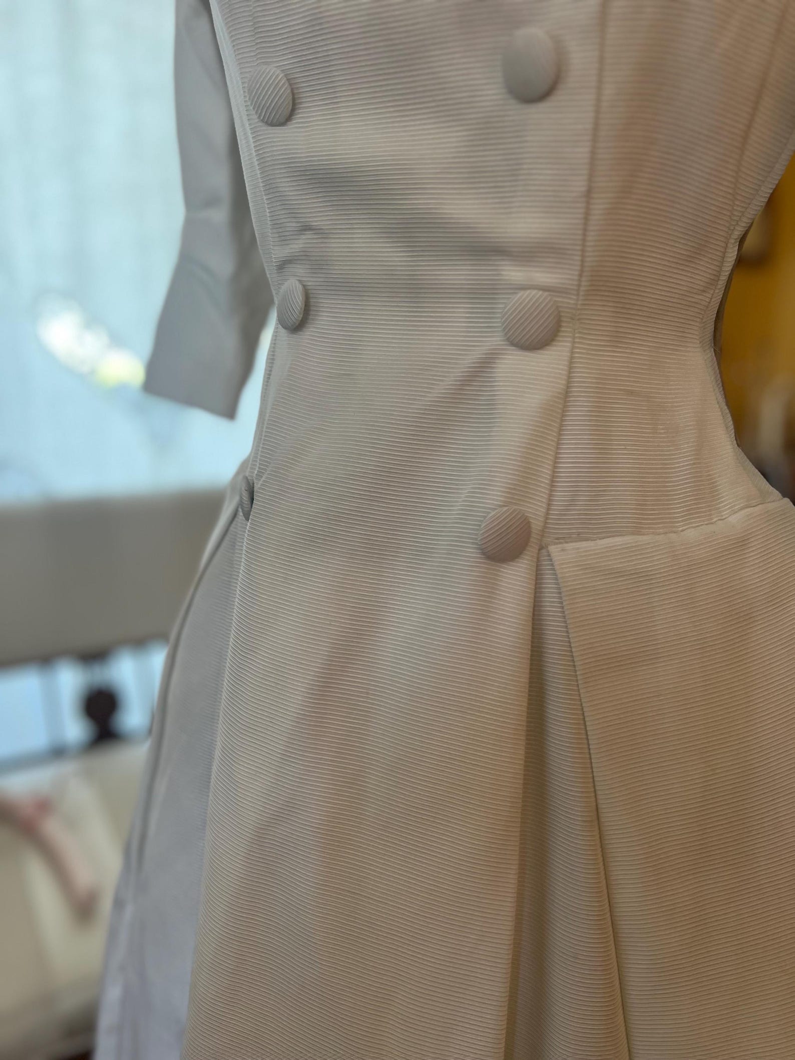1950s Ottoman Silk Fit and Flare Bride Dress - Etsy