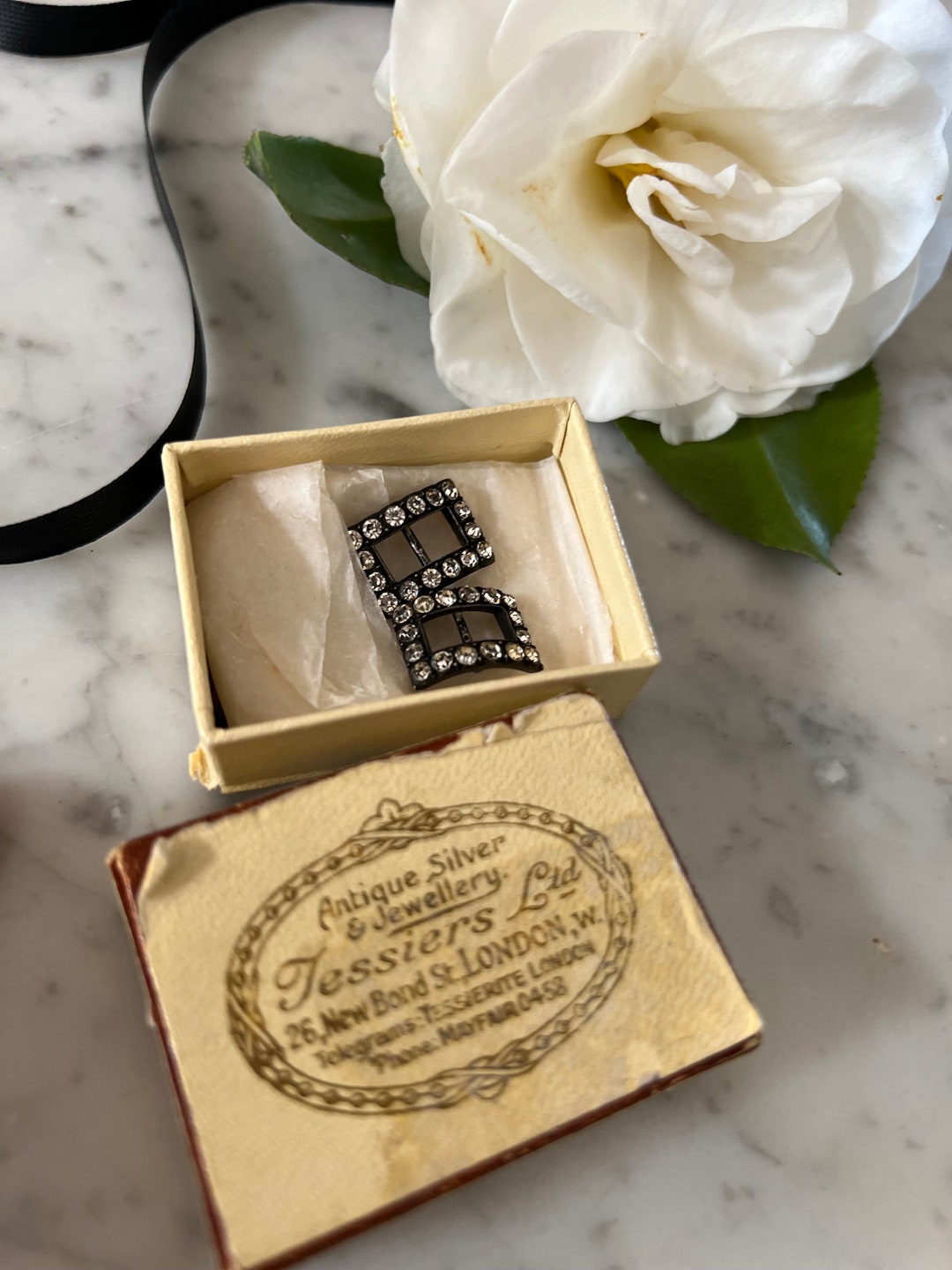 Antique Miniature Paste Stone Buckles - Etsy