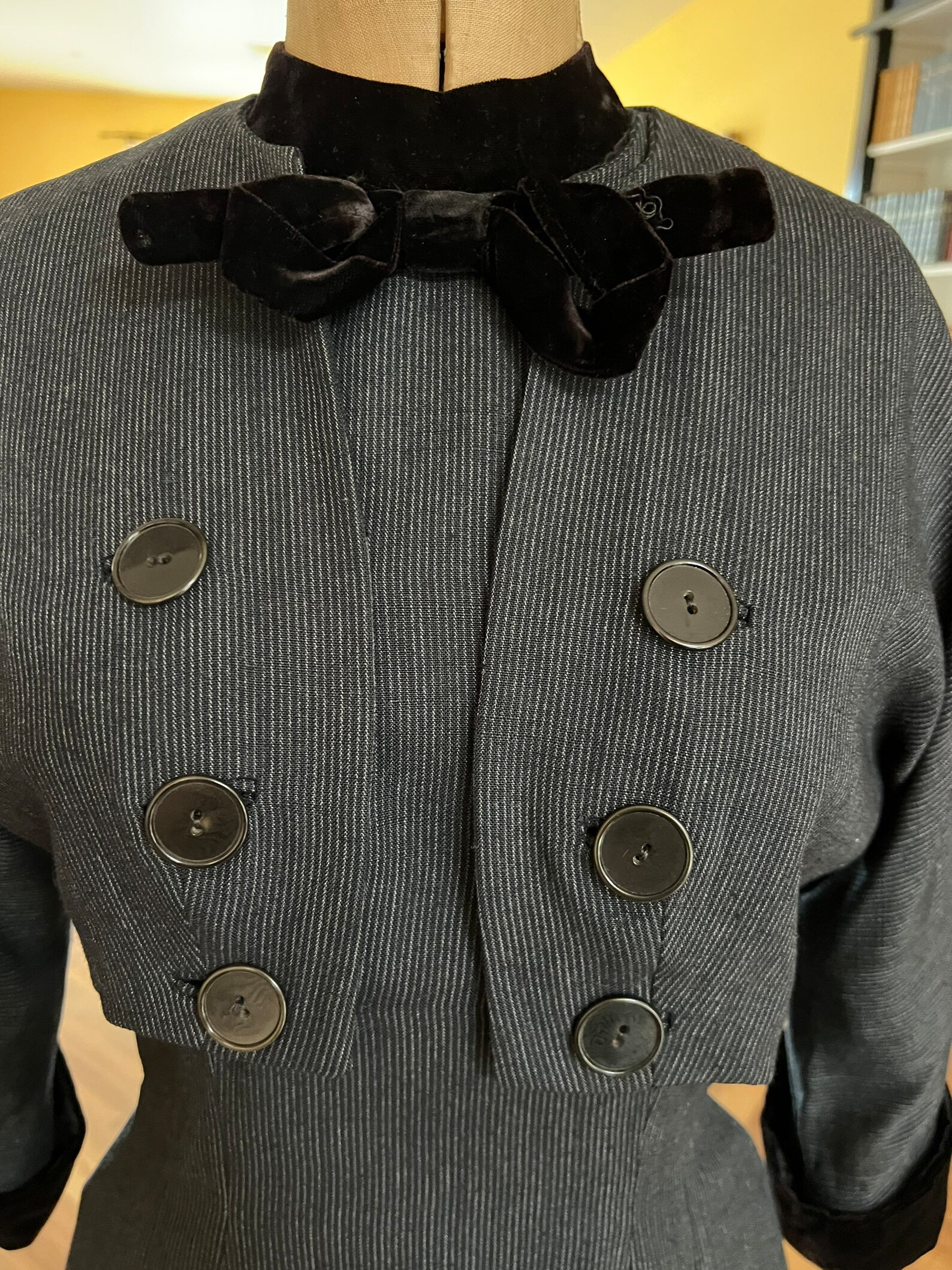 1950s Wool Two-in-one Dress With Attached Jacket - Etsy