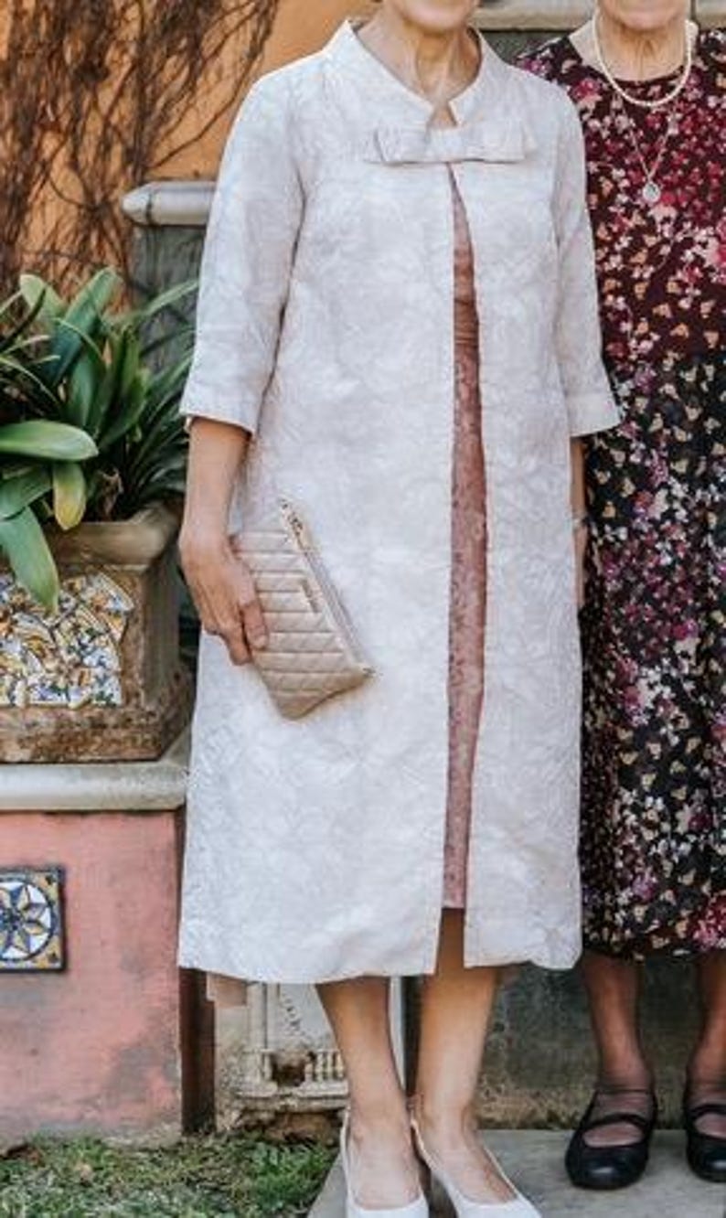 1960s Vintage Brocade Cocktail Coat - Etsy