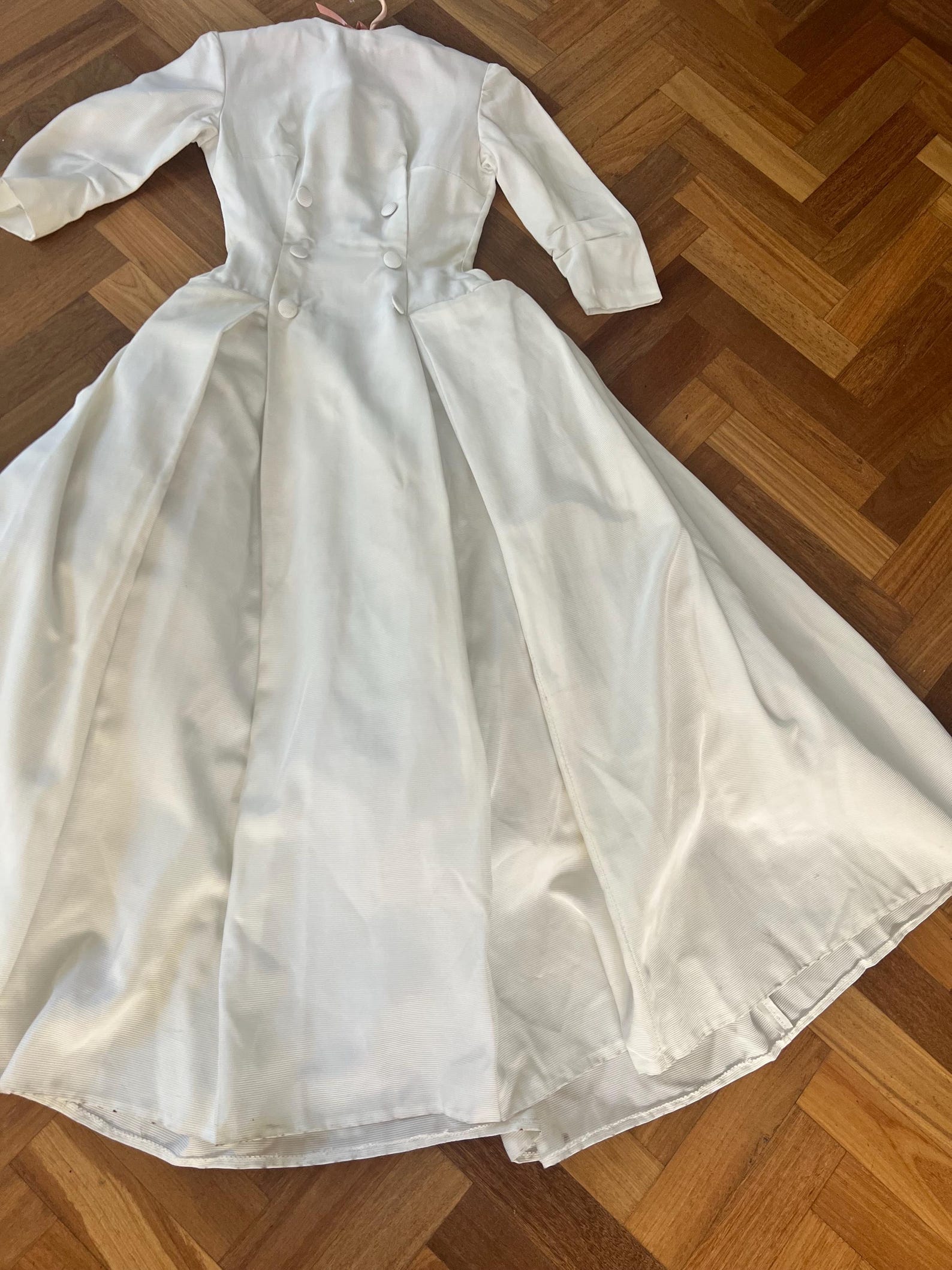 1950s Ottoman Silk Fit and Flare Bride Dress - Etsy