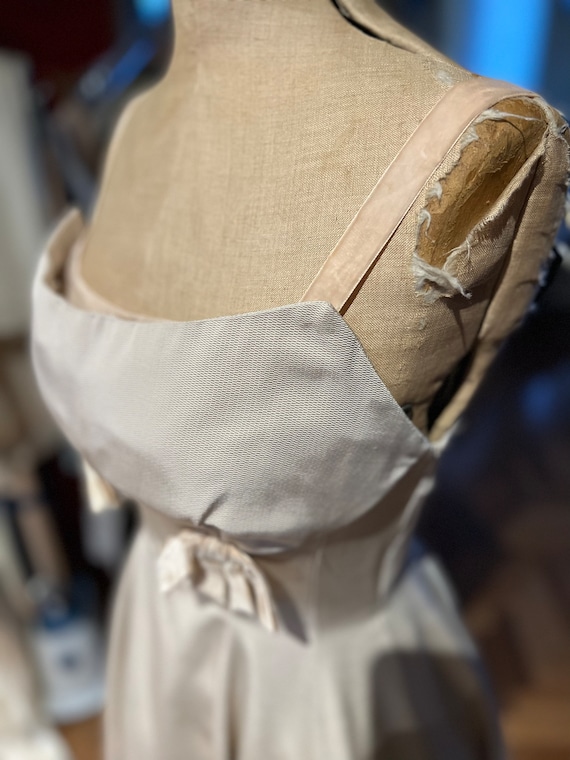 1950s shelf bust fit and flare cocktail dress - Gem
