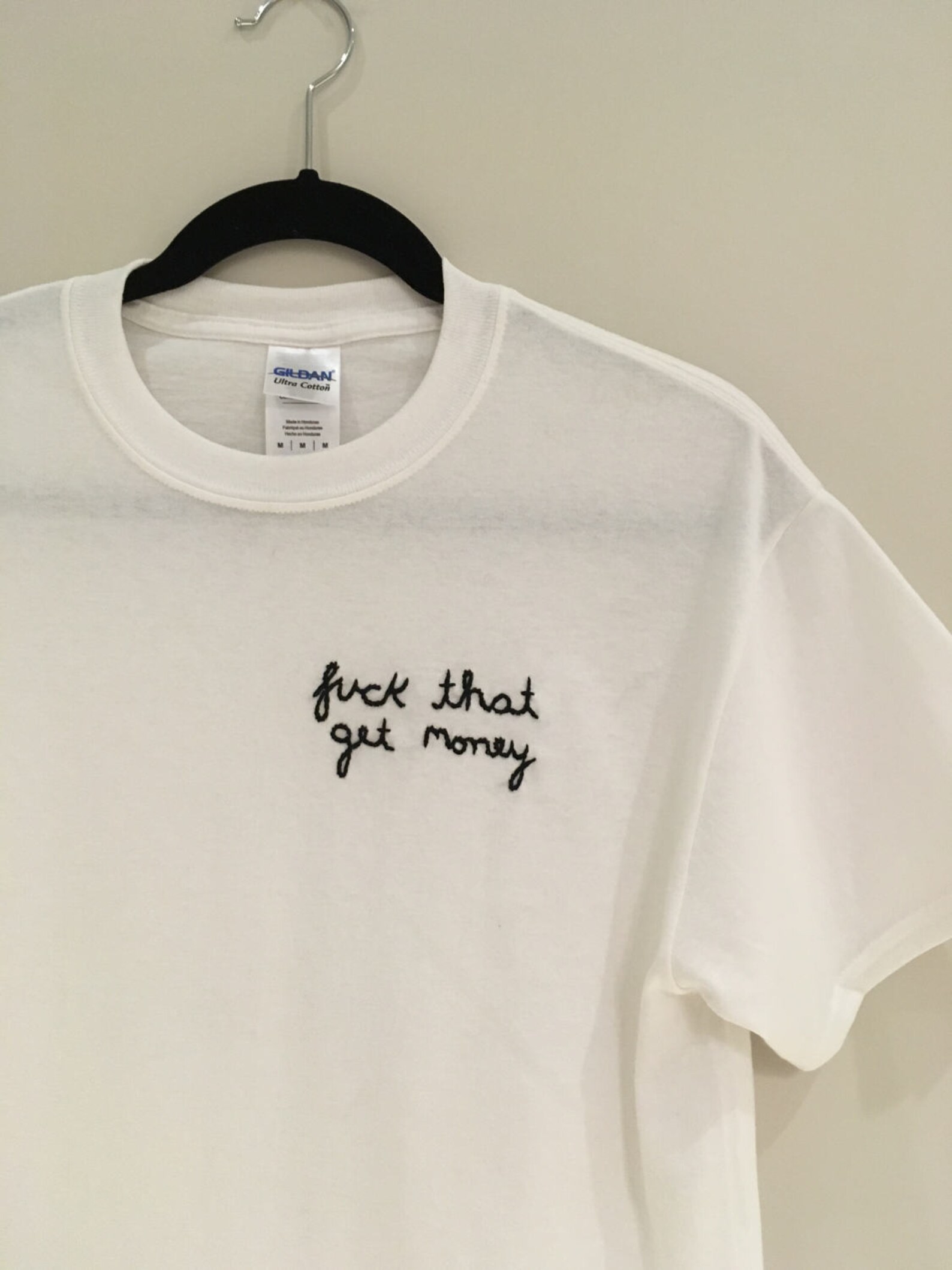 Somebody Else Embroidered T-shirt - Etsy