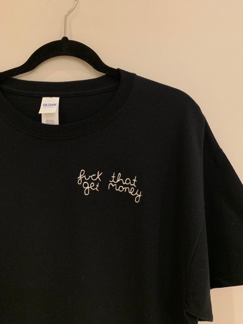 Somebody Else Embroidered T-shirt - Etsy