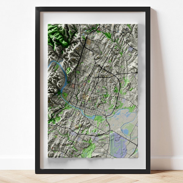 Austin Map - Etsy