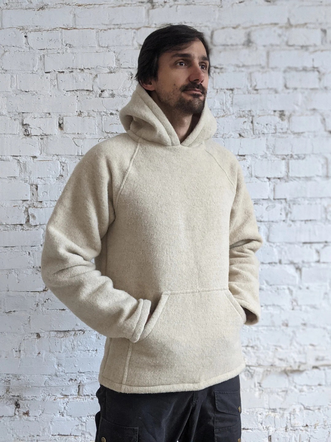 Thick Wool Hoodie, Very Warm and Thick - Etsy