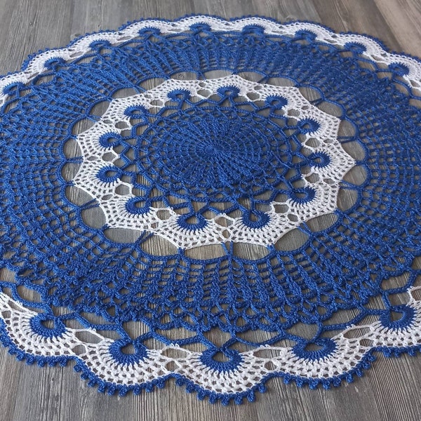 Blue Doilies - Etsy